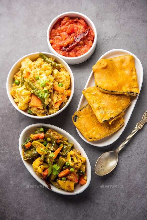 Bengali Bhog food for Indian Hindu Durga Puja or pooja festival ...