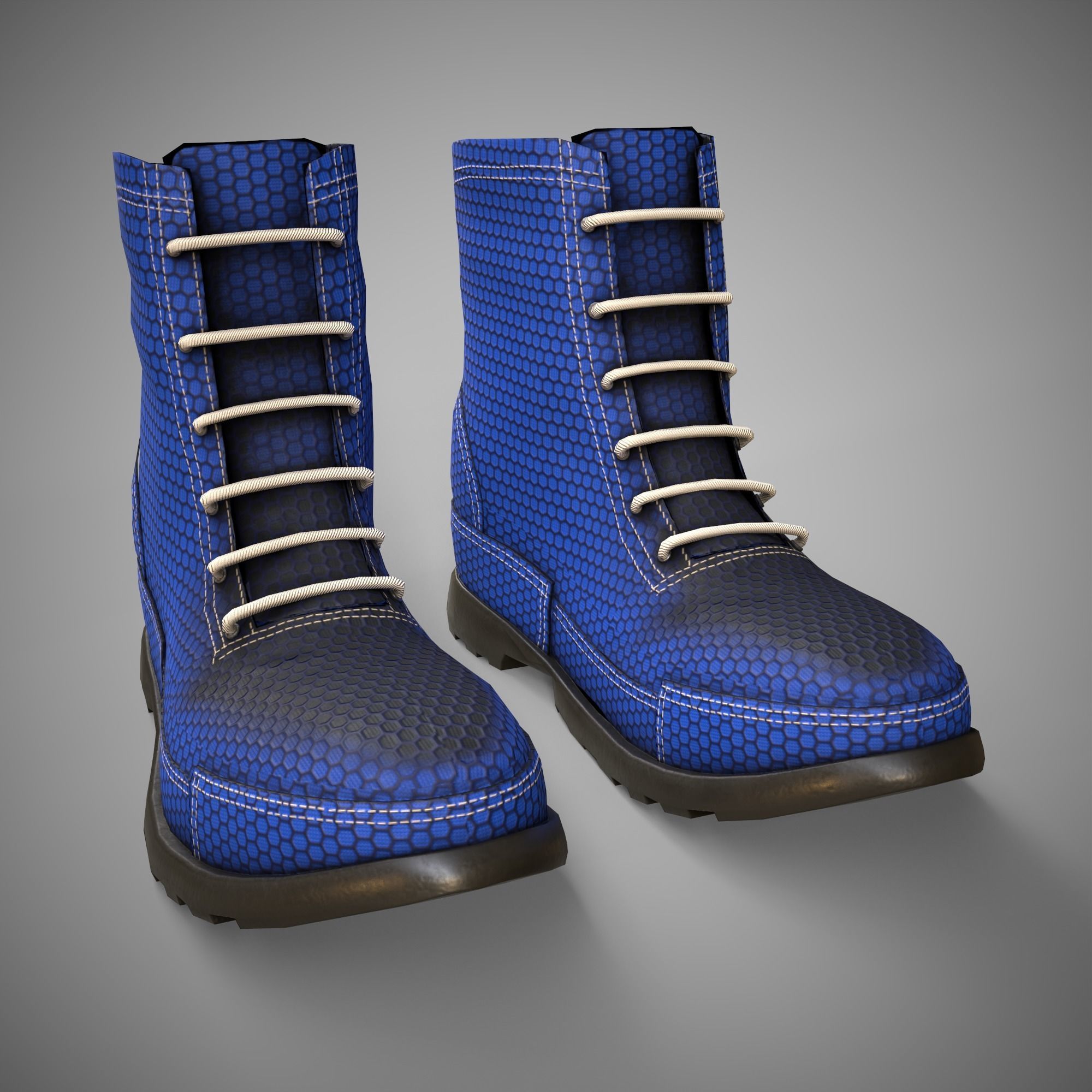 This is a low poly 3D shoe boots model with three textures by ludasachk