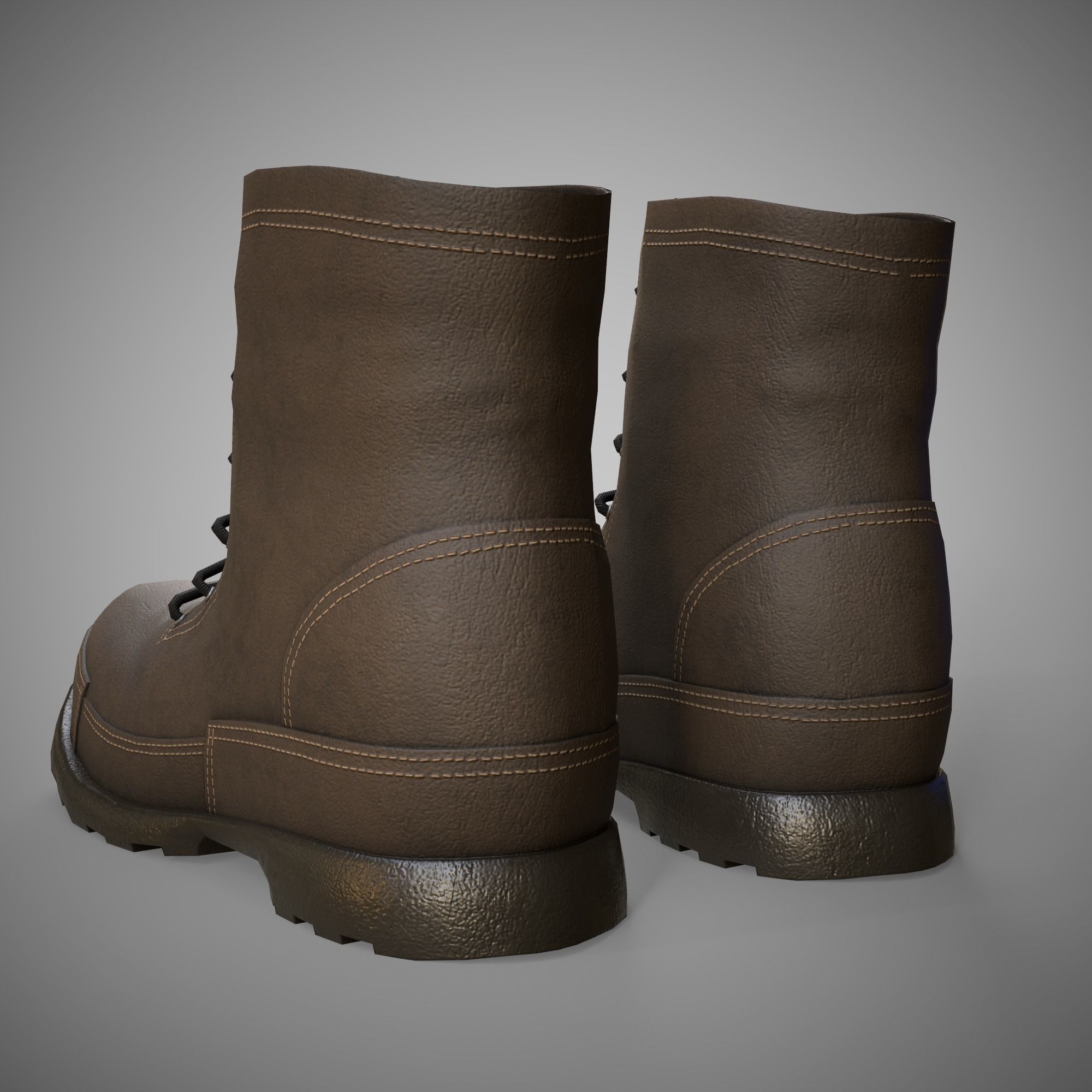 This is a low poly 3D shoe boots model with three textures by ludasachk