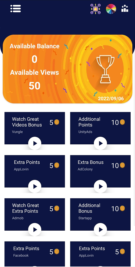 Reward Earning - Earning App Reward Lucky Wheel Tic-Tac Multiple Ads ...