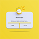 Reminder in 3d Design Mockup Template, Graphics | GraphicRiver