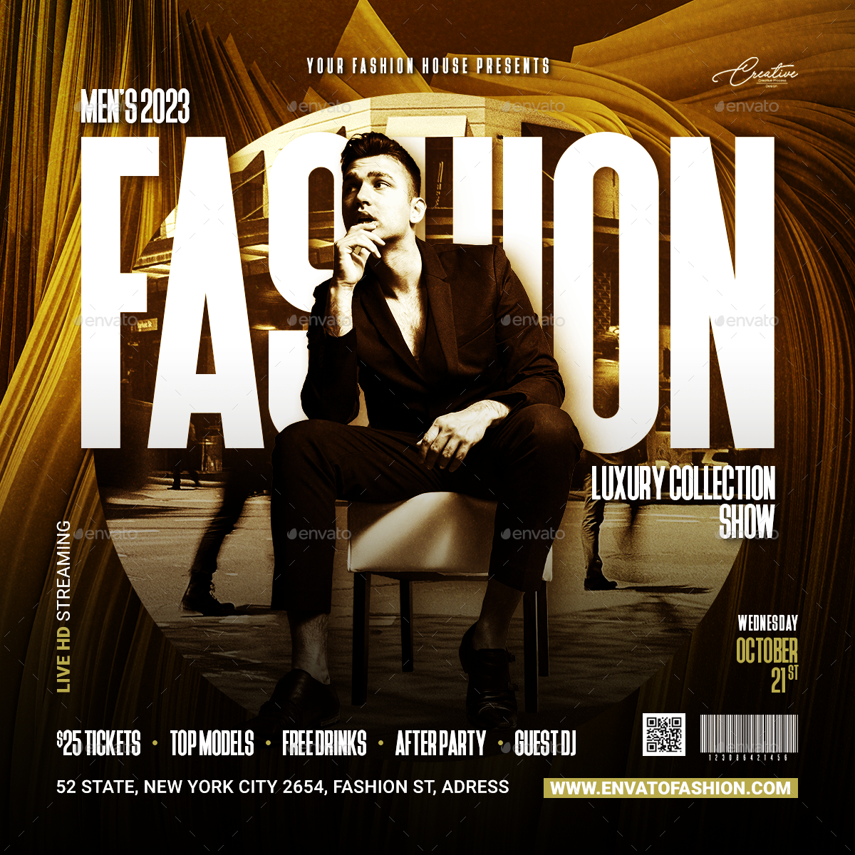 Fashion Show Flyer, Print Templates | GraphicRiver