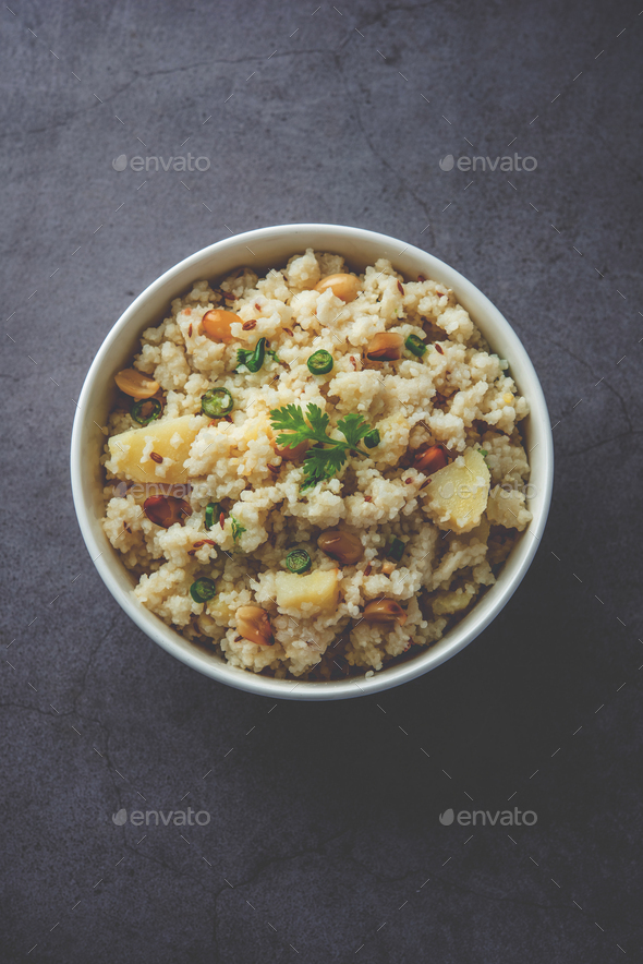 Bhagar - Indian fasting or upwas food recipe made using Barnyad millet ...