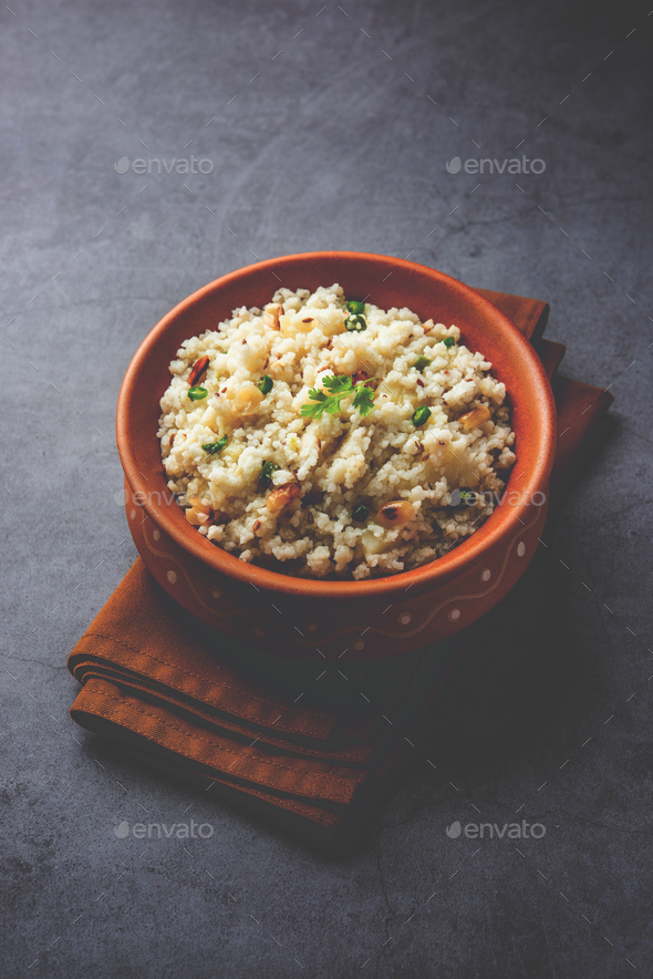 Bhagar - Indian fasting or upwas food recipe made using Barnyad millet ...