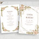 Autumn / Fall Wedding Invite Card Template, Print Templates | GraphicRiver
