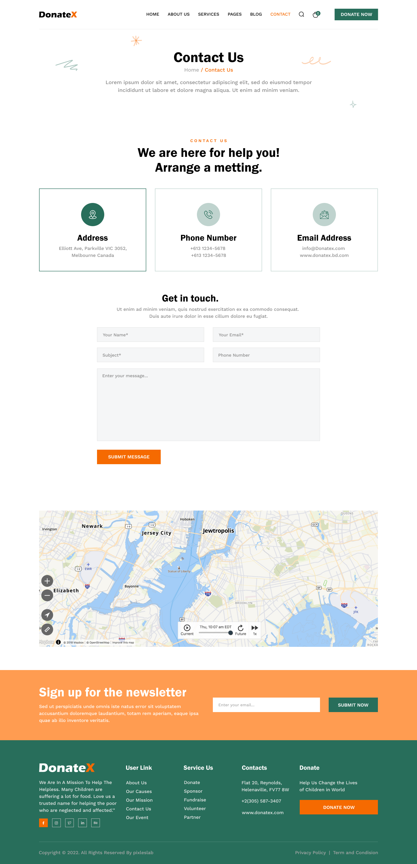 Donatex - Charity & Donation Web Figma Template by DesignNtheme ...