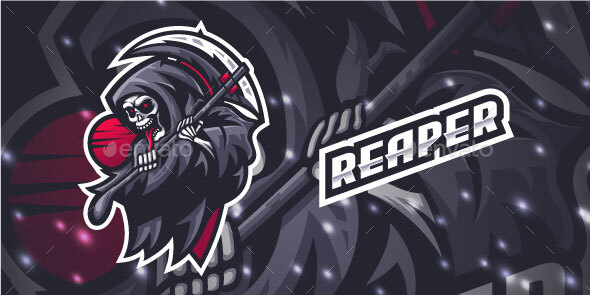 Reaper Esport Logo, Logo Templates | GraphicRiver