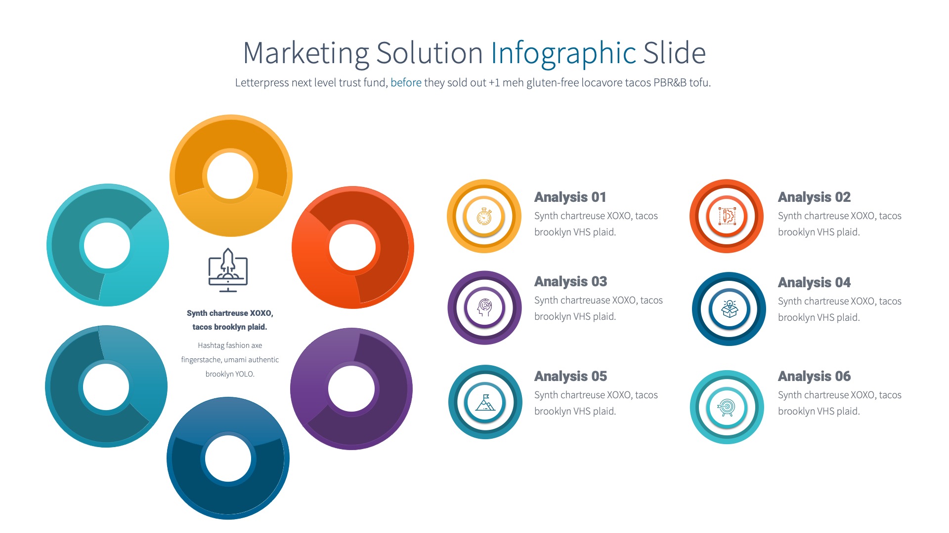 Marketing Solution - PowerPoint Infographics Slides, Presentation Templates