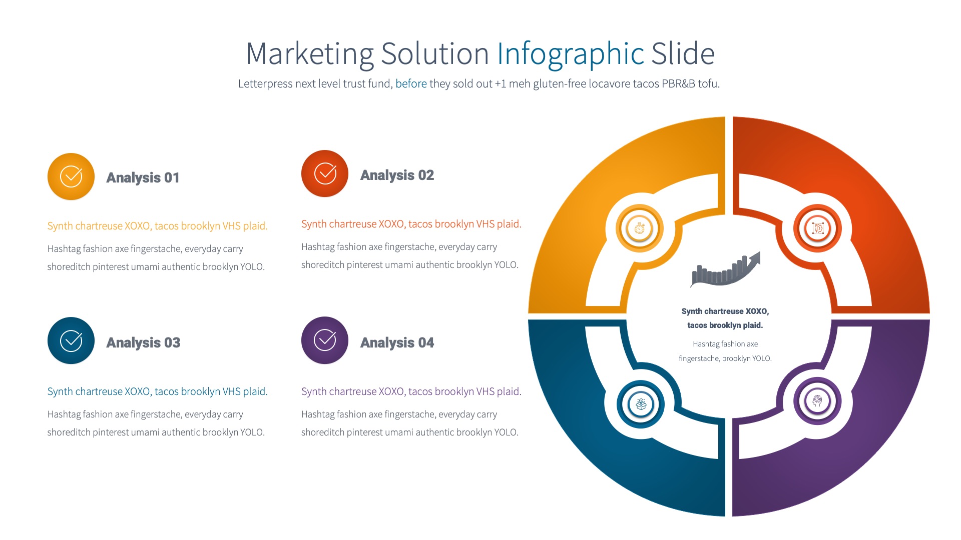 Marketing Solution - PowerPoint Infographics Slides, Presentation Templates