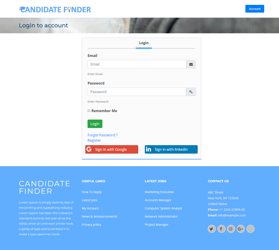 Candidate Finder SaaS - Recruitment Management and Job Portal by codewand