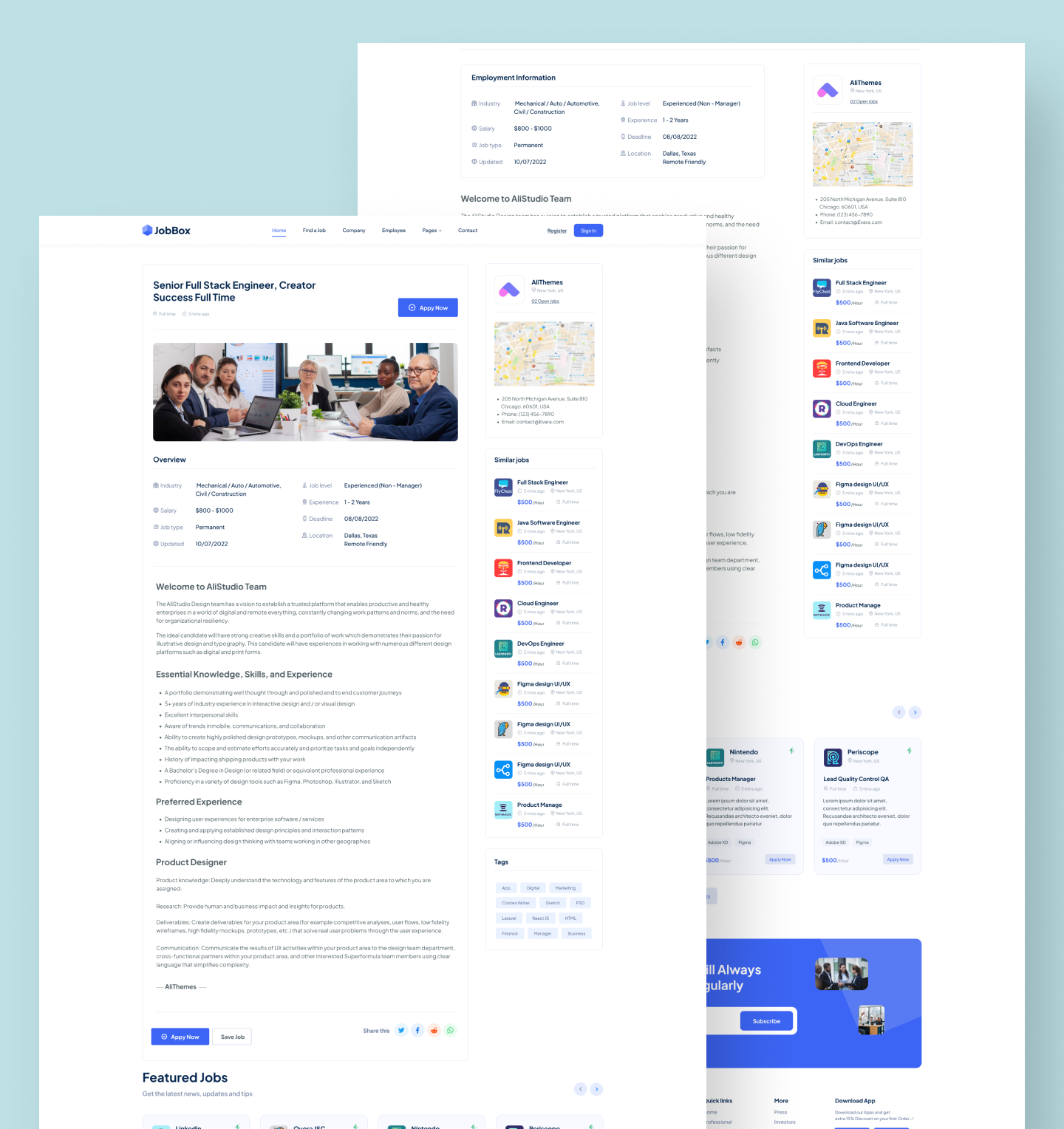 Jobbox - Job Portal Figma Template by alithemes | ThemeForest