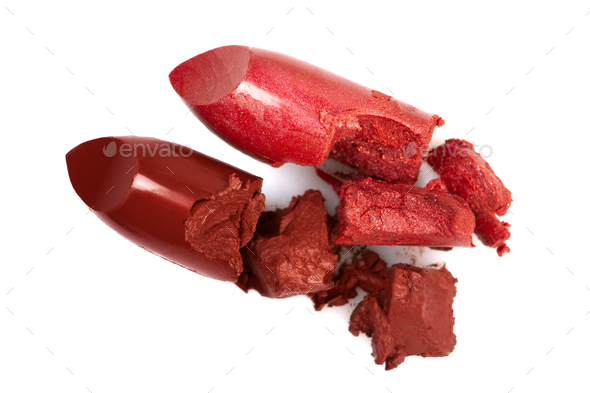 Broken lipstick Stock Photo by alexstand | PhotoDune