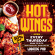 Hot Wings Flyer, Print Templates | GraphicRiver