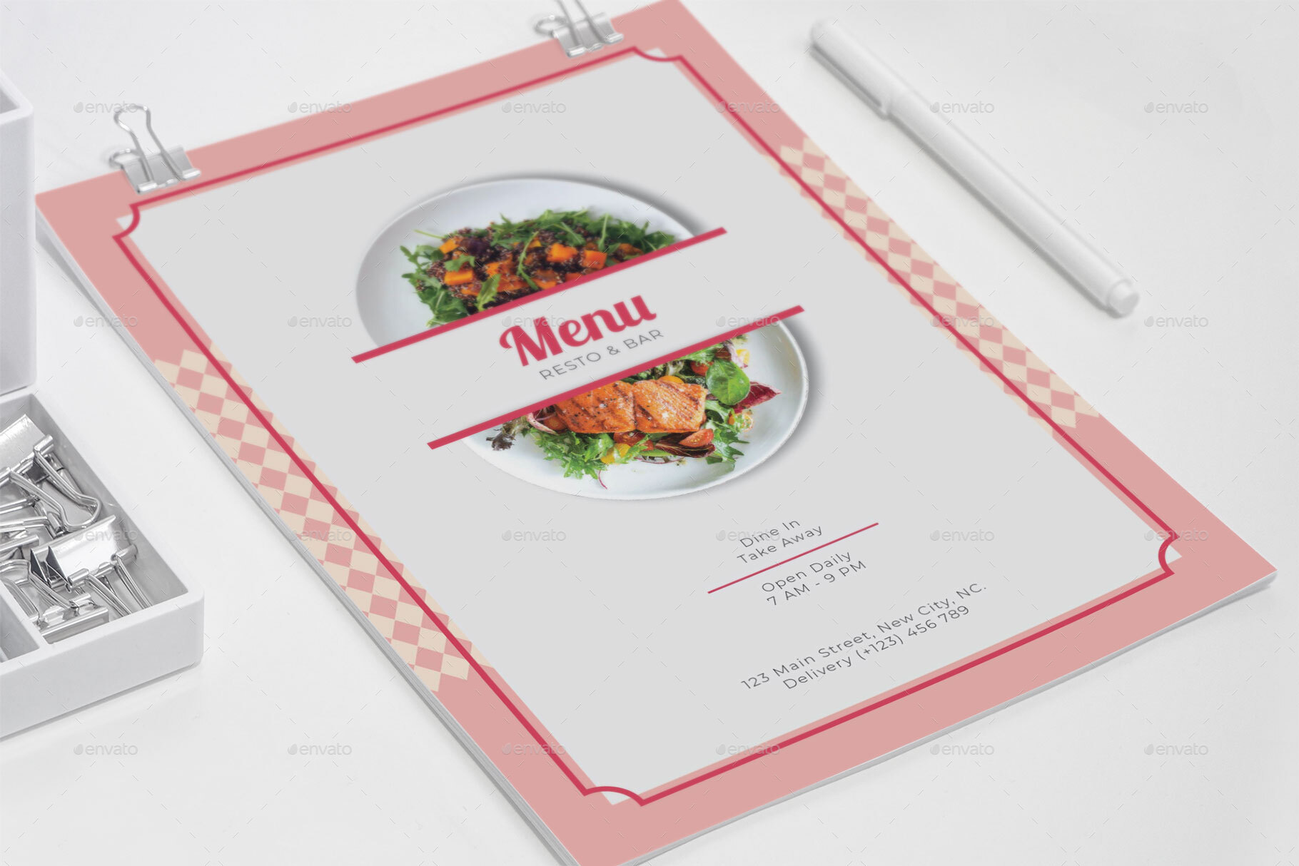 Simple Menu Resto & Bar by messenj4h | GraphicRiver
