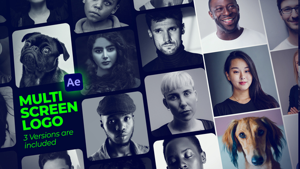 Multiscreen Logo Reveal, After Effects Project Files | VideoHive