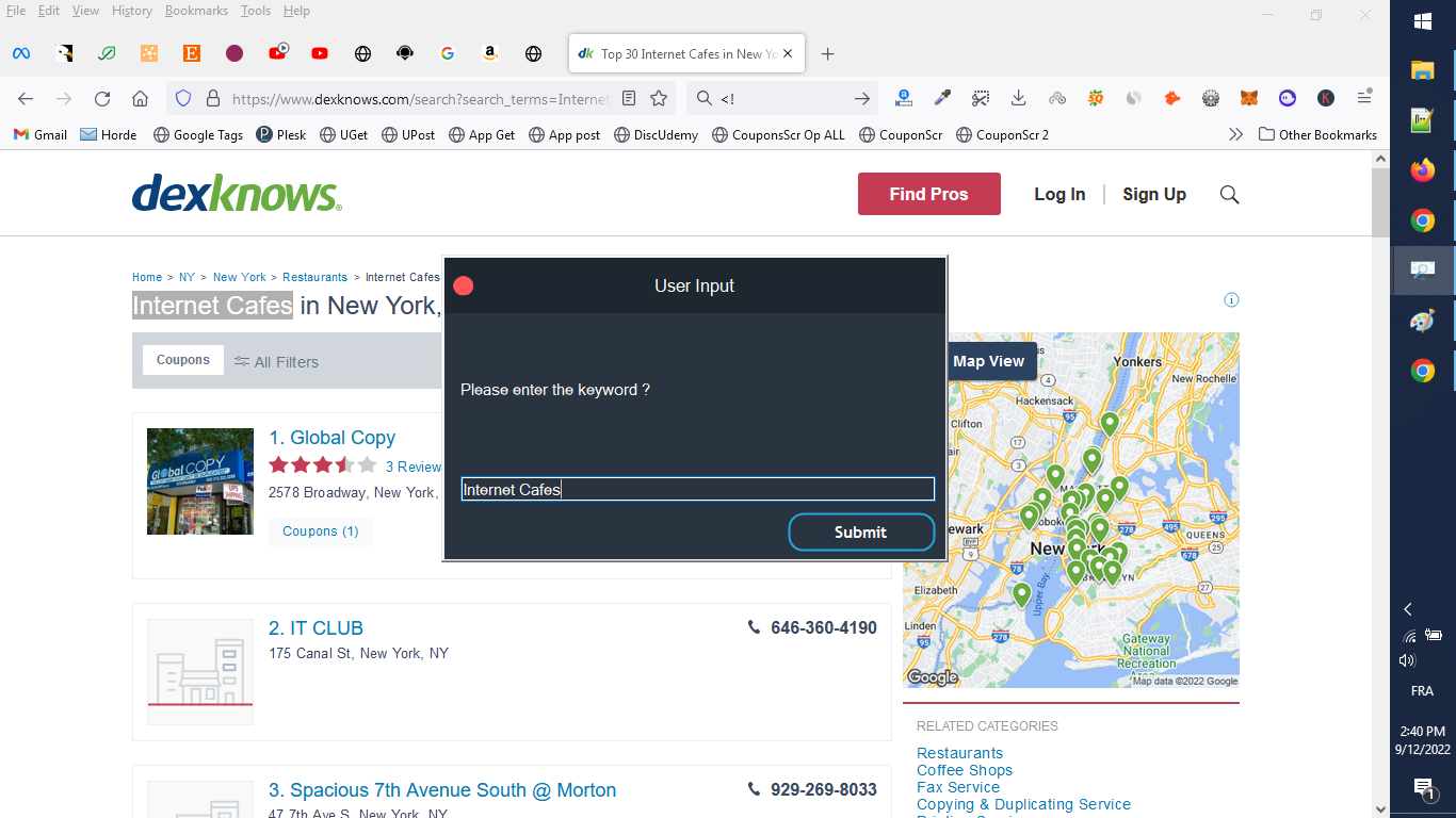 Dexknows.com Scraper : Business Information Extraction by BelkaScrapper