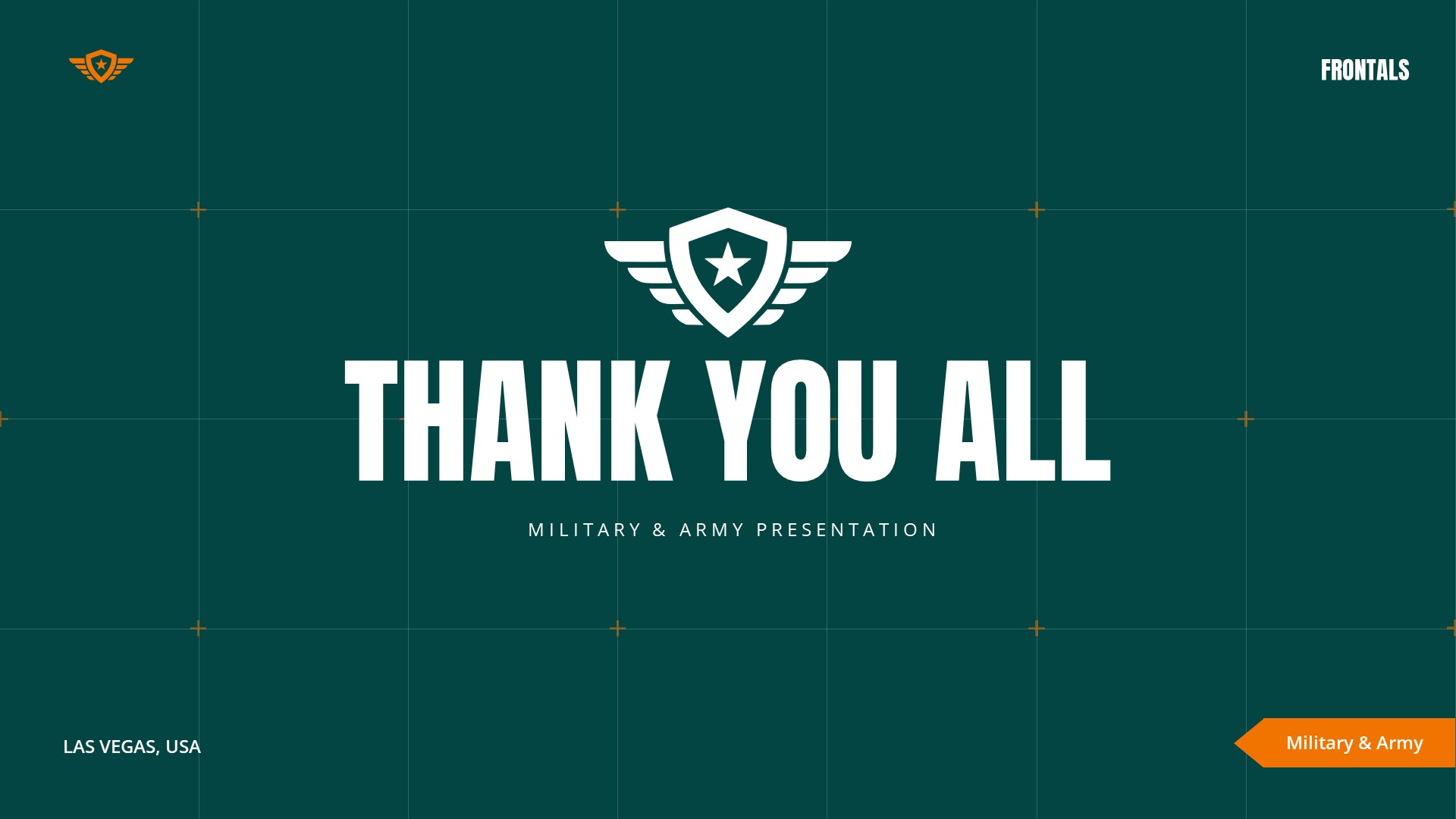 Frontals - Military & Army Powerpoint Template, Presentation Templates