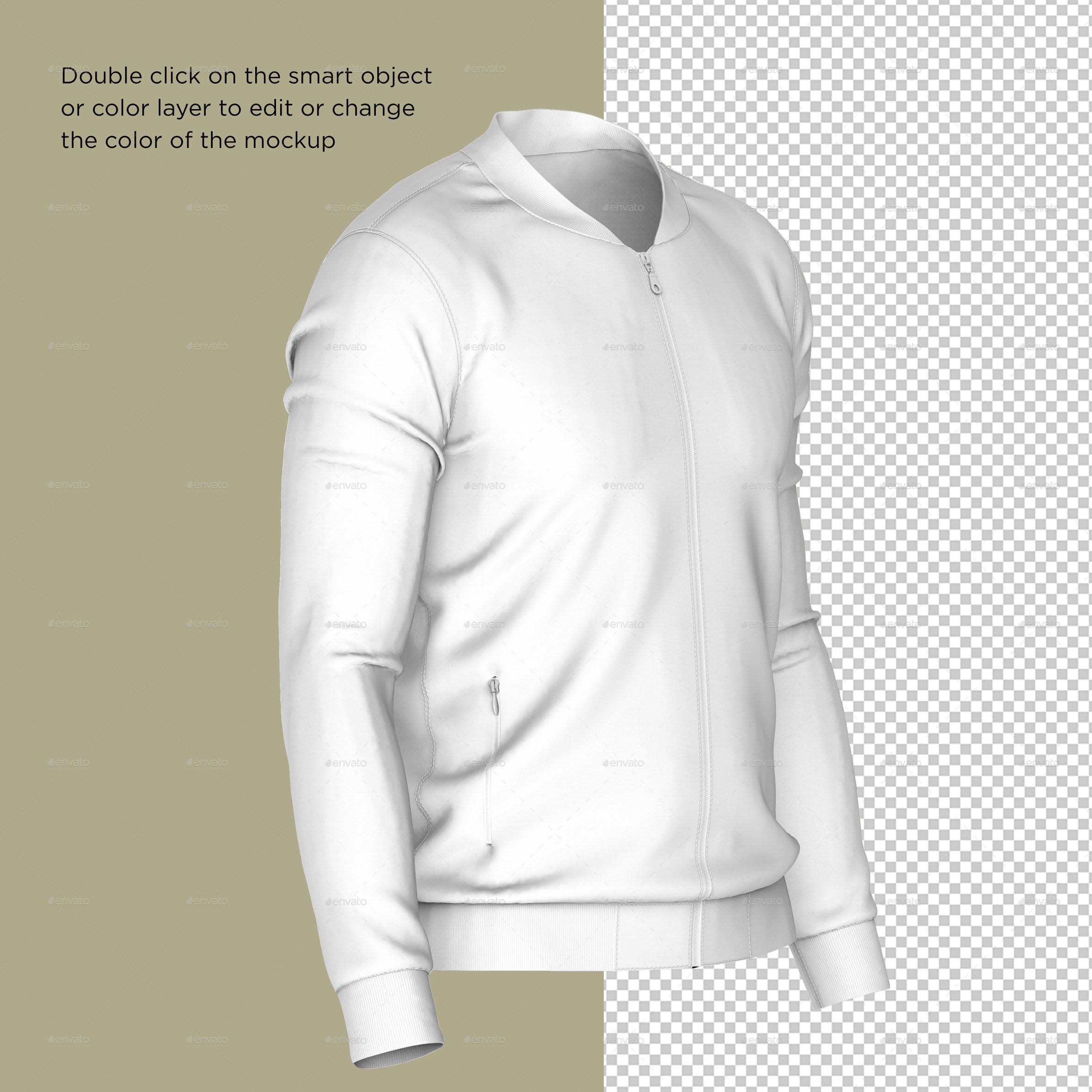 Bomber Jacket Mockup V-2, Graphics | GraphicRiver