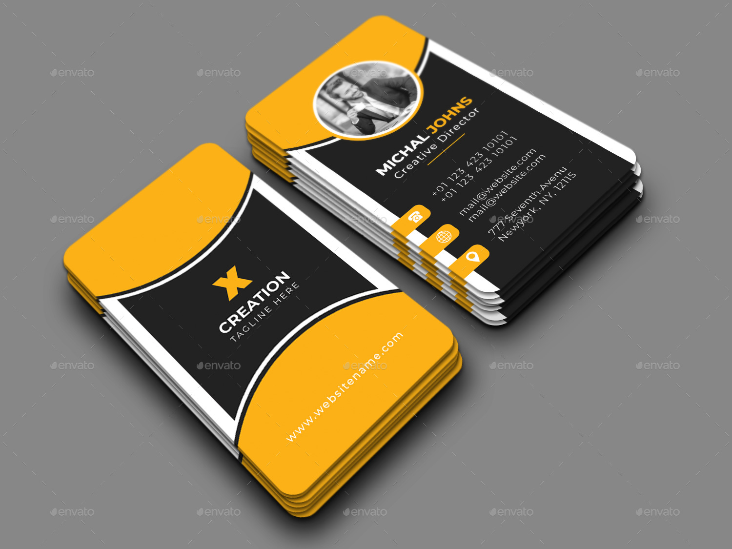 Corporate Business Card, Print Templates | GraphicRiver