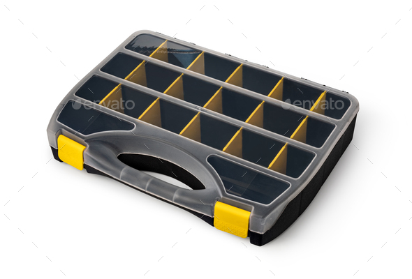 Plastic Storage Box, Small Parts Organizer Stock Photo by gresei ...