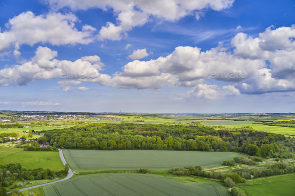 Photos from Denmark. A photo of the Danish countryside at summertime ...