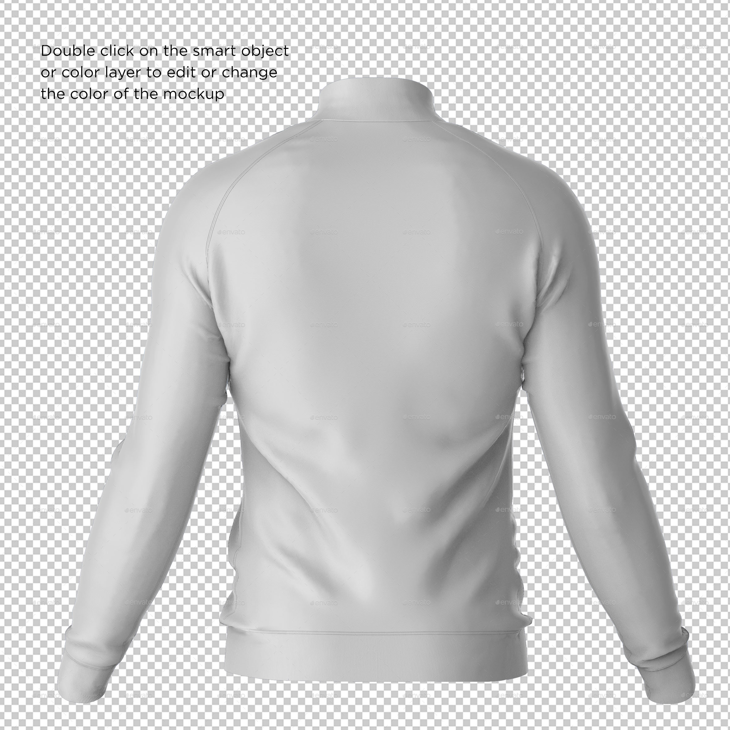 Men's Raglan Jacket Mockup, Graphics | GraphicRiver
