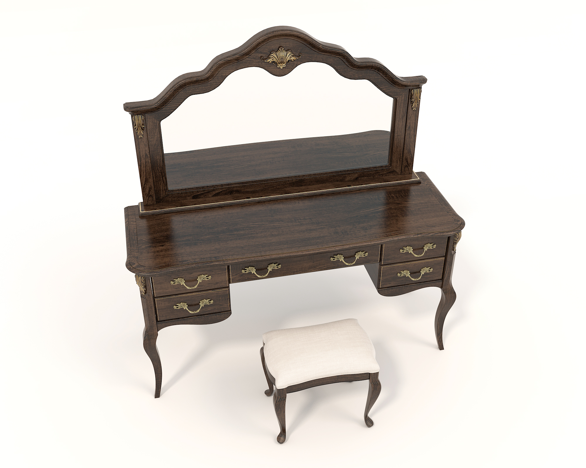 European Style Dressing Table 7 by nhattuankts | 3DOcean