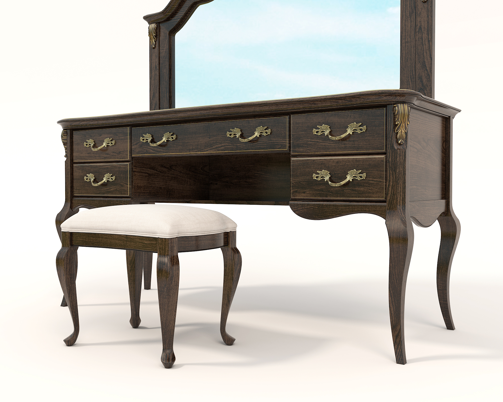 European Style Dressing Table 7 by nhattuankts | 3DOcean