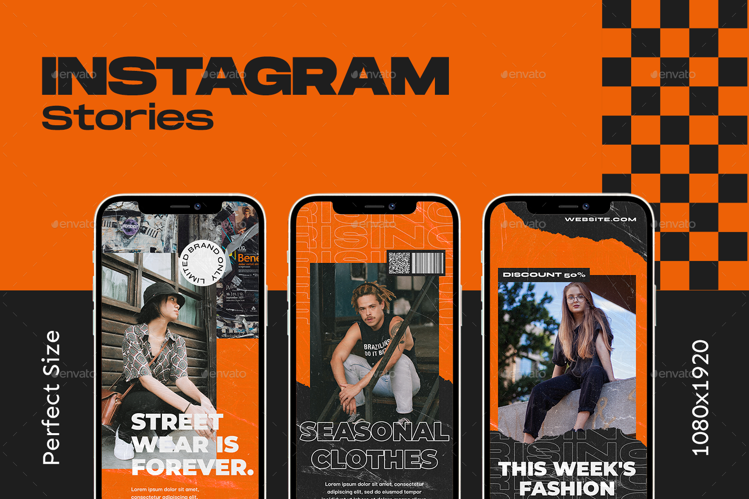 Daried Fashion Instagram Template, Web Elements | GraphicRiver