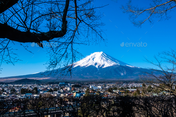 Mount Fuji view from Mt. Fuji Panorama Ropeway Stock Photo by sitthipongp