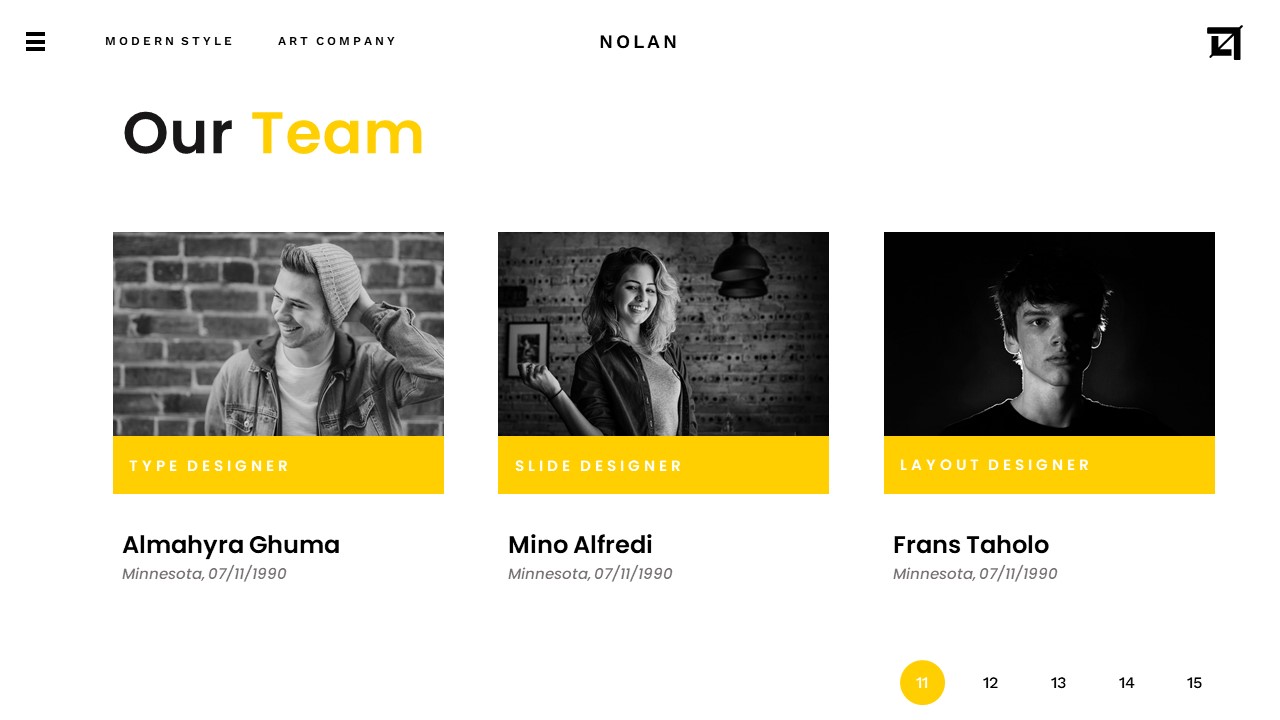 Nolan - Creative Business Keynote Template, Presentation Templates