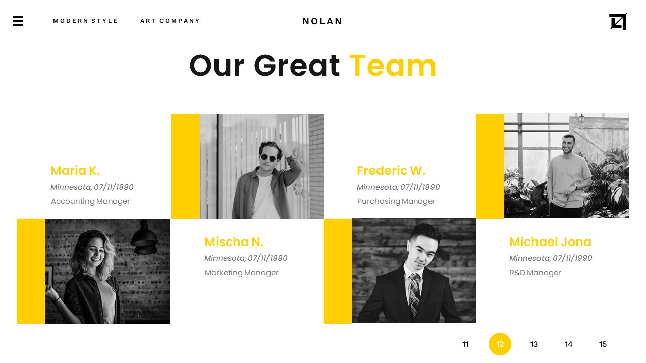 Nolan - Creative Business Keynote Template, Presentation Templates