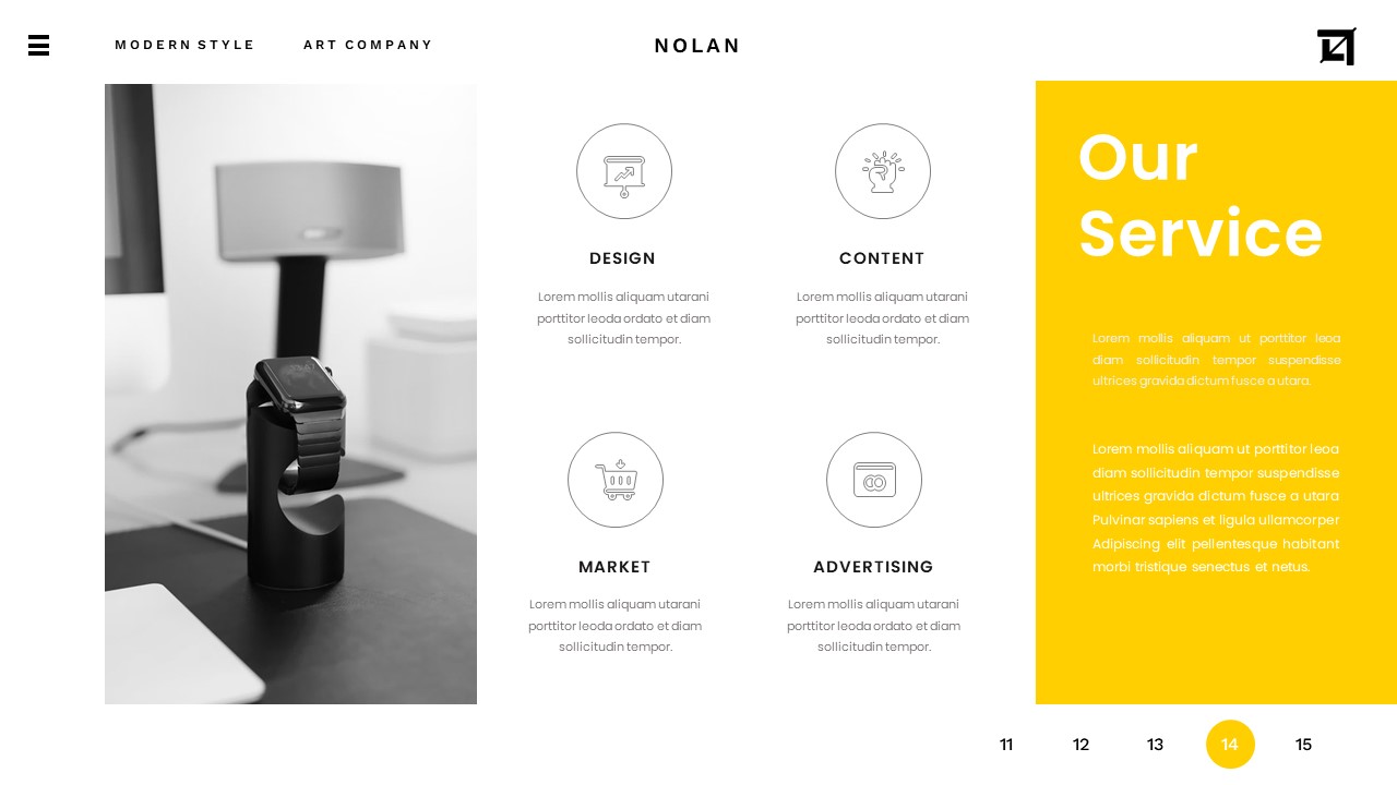 Nolan - Creative Business Keynote Template, Presentation Templates