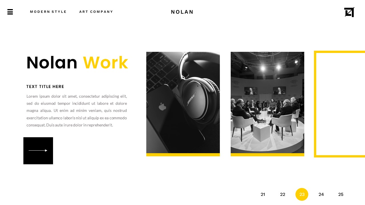 Nolan - Creative Business Keynote Template, Presentation Templates