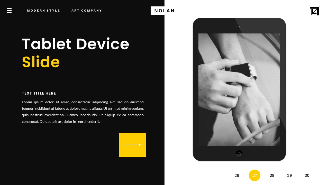 Nolan - Creative Business Keynote Template, Presentation Templates
