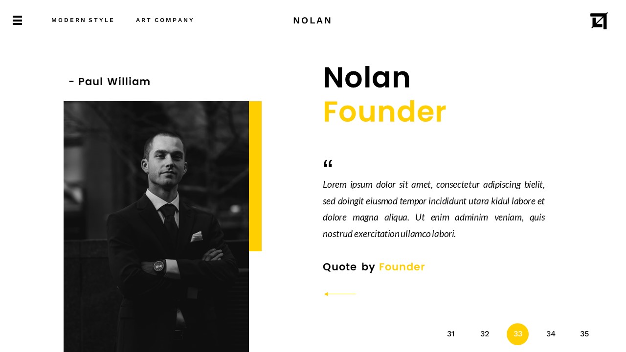 Nolan - Creative Business Keynote Template, Presentation Templates