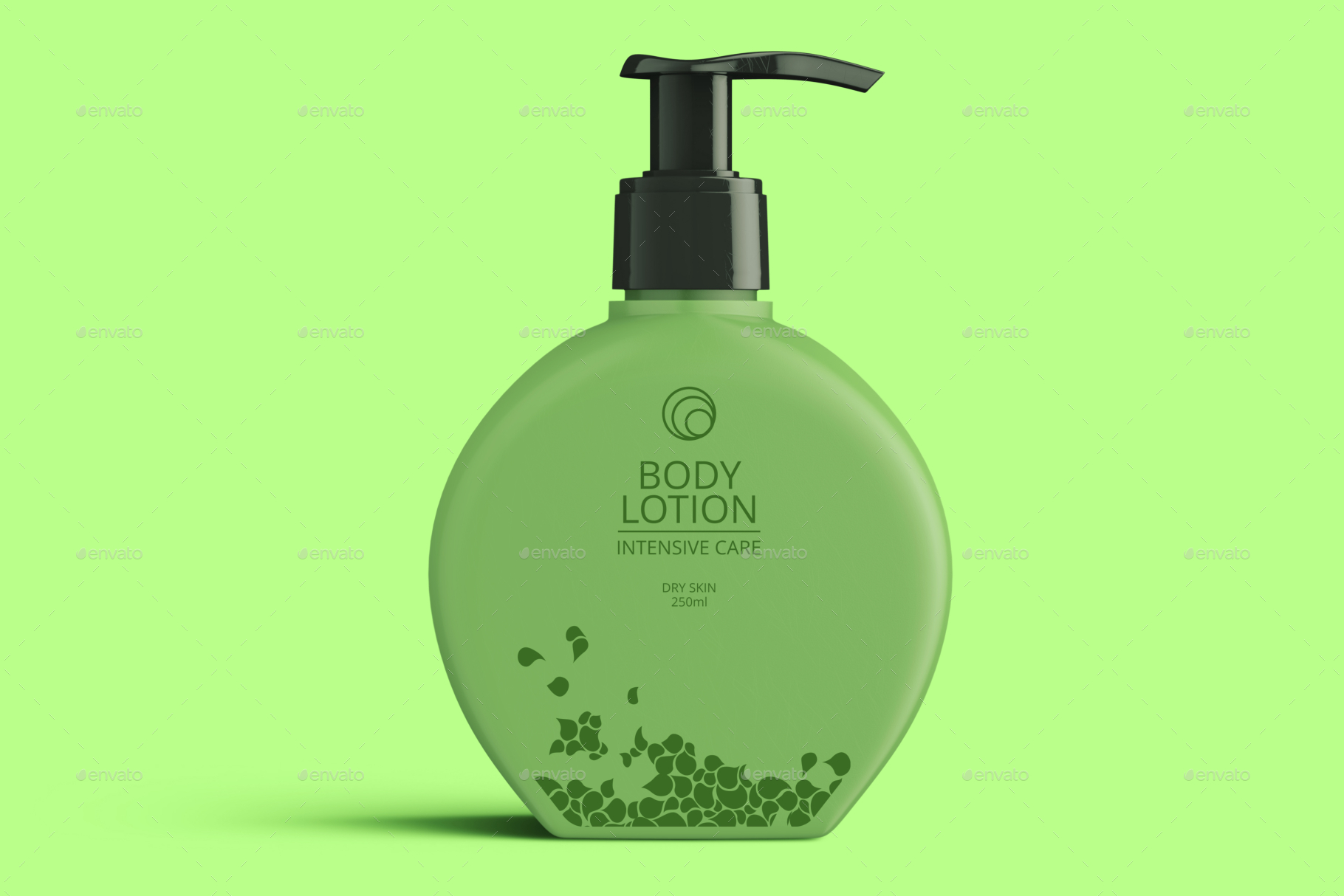 Round Body Lotion Pump Cosmetic Bottle Mockup, Graphics | GraphicRiver