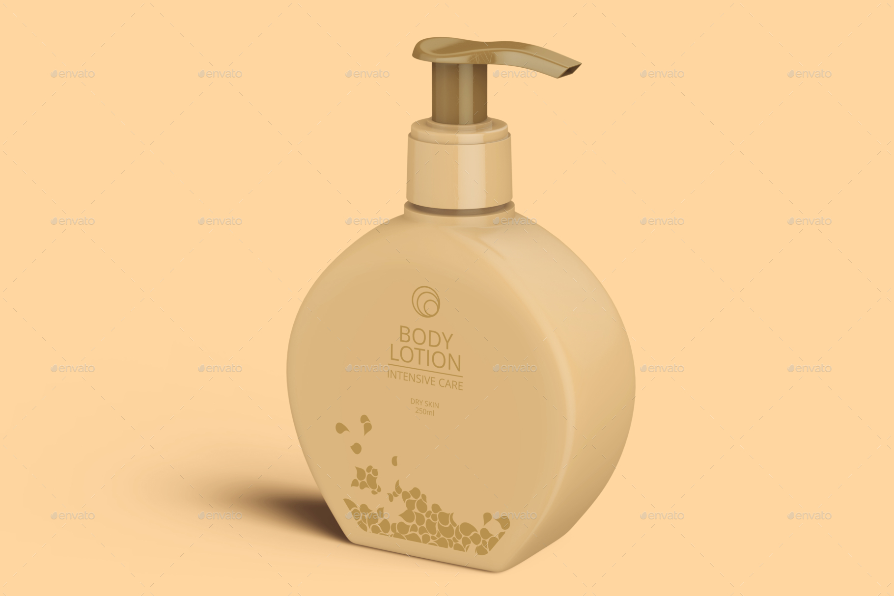 Round Body Lotion Pump Cosmetic Bottle Mockup, Graphics | GraphicRiver