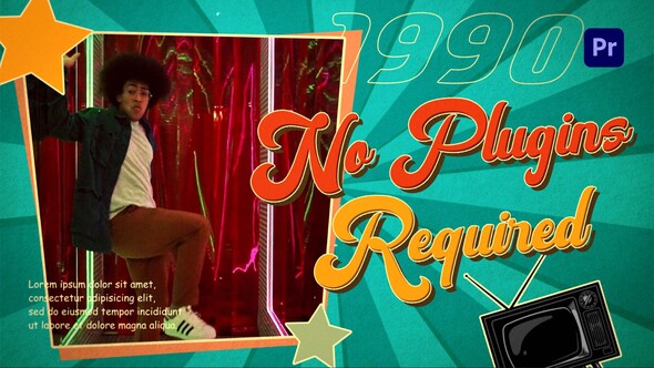 Retro Style Opener | Vintage Youtube intro | Comic Vlog Opener | MOGRT ...