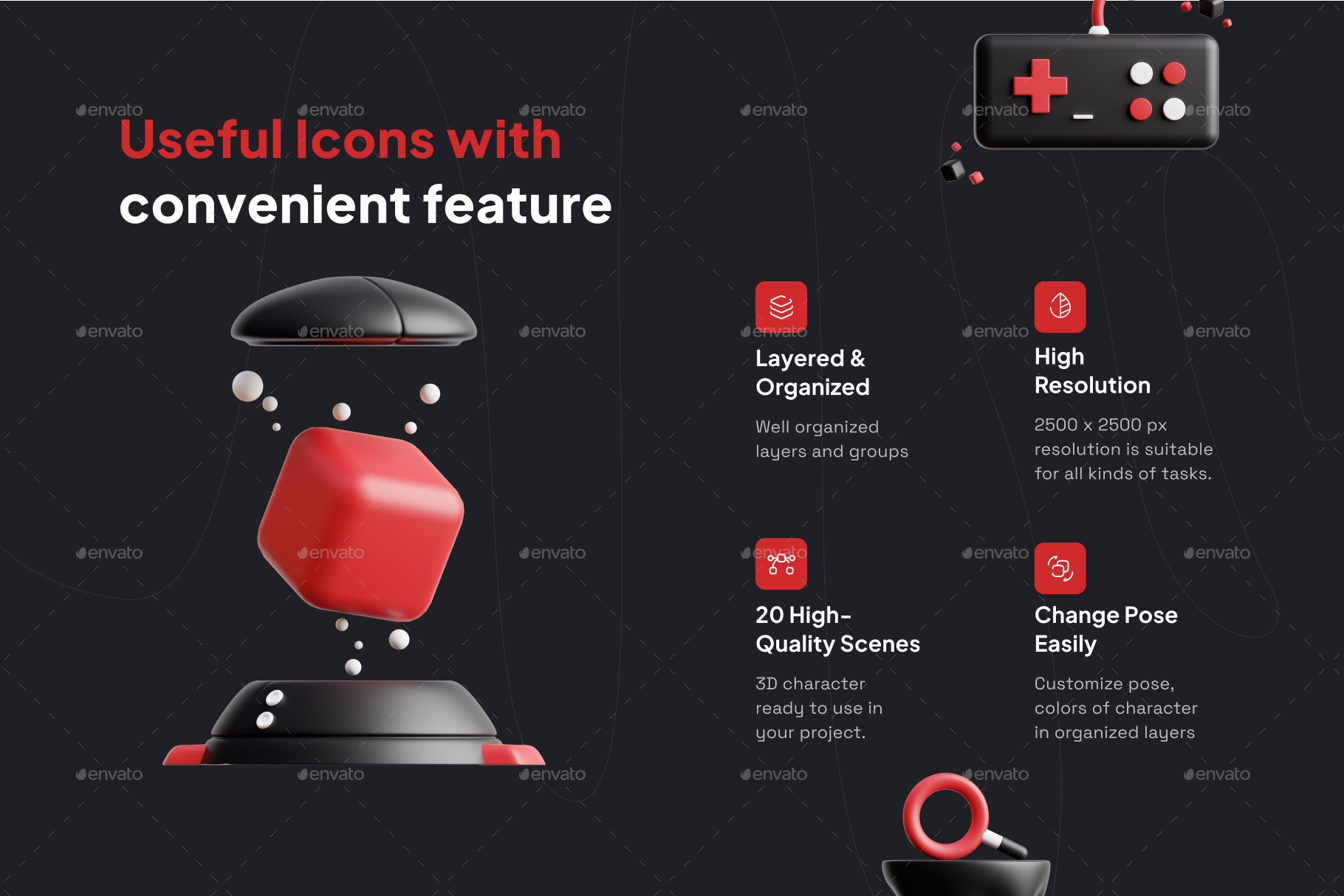 Metaverse 3D Icon Set, Icons | GraphicRiver