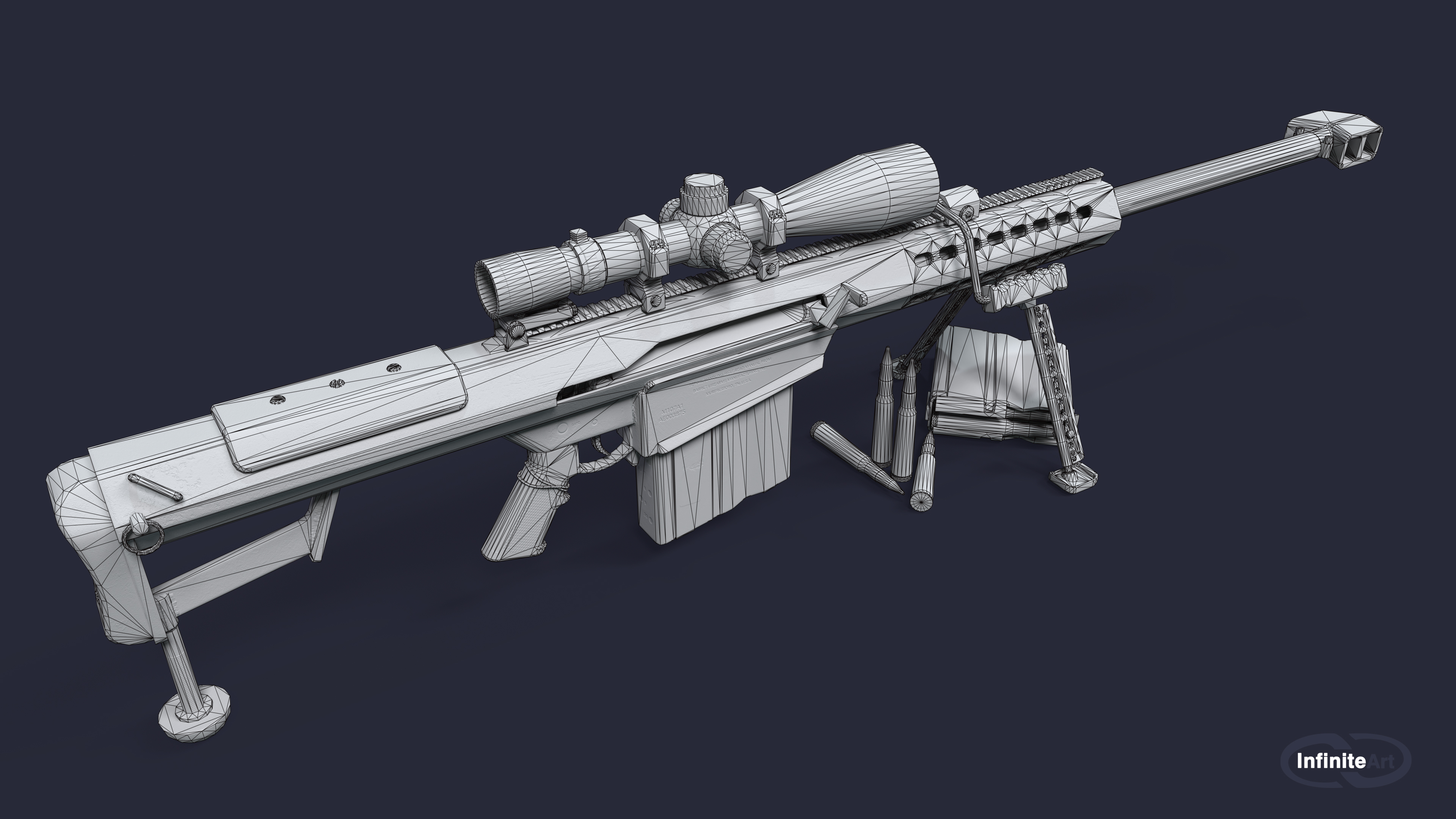 Sniper Rifle by INFINITE_ART_SOLUTIONS | 3DOcean