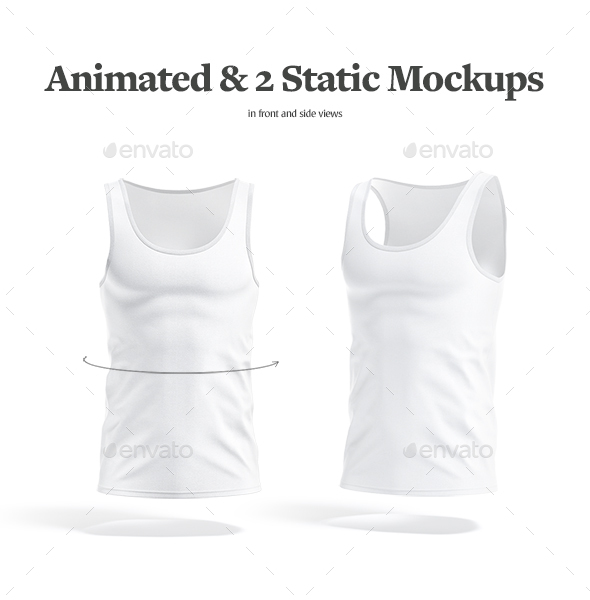 Tank Top Animated Mockup, Graphics | GraphicRiver