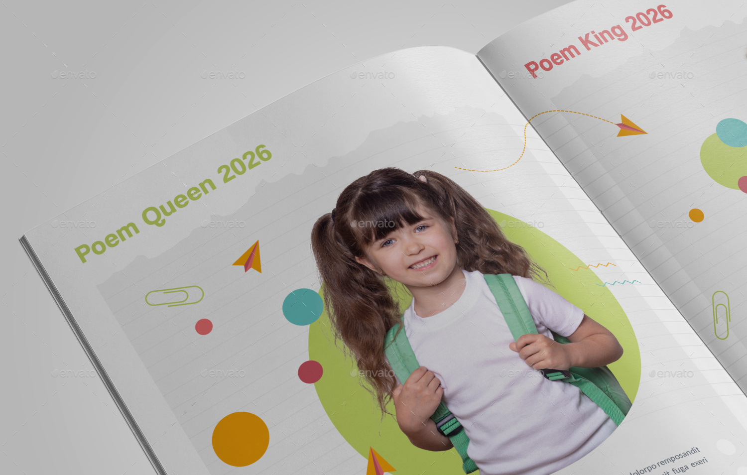 School Yearbook, Print Templates | GraphicRiver