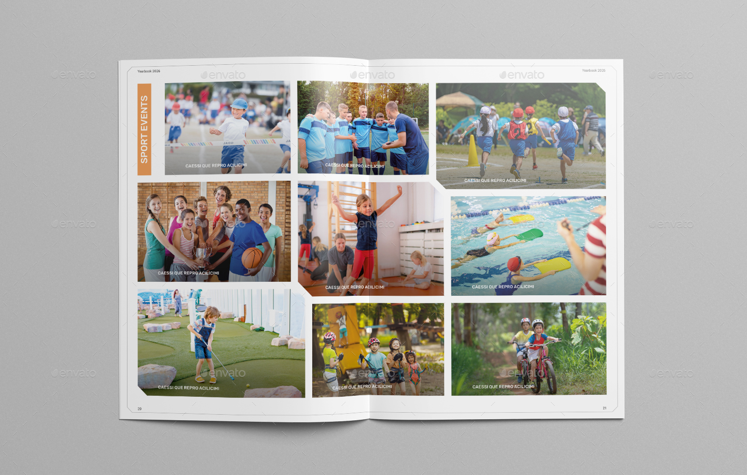 School Yearbook, Print Templates | GraphicRiver