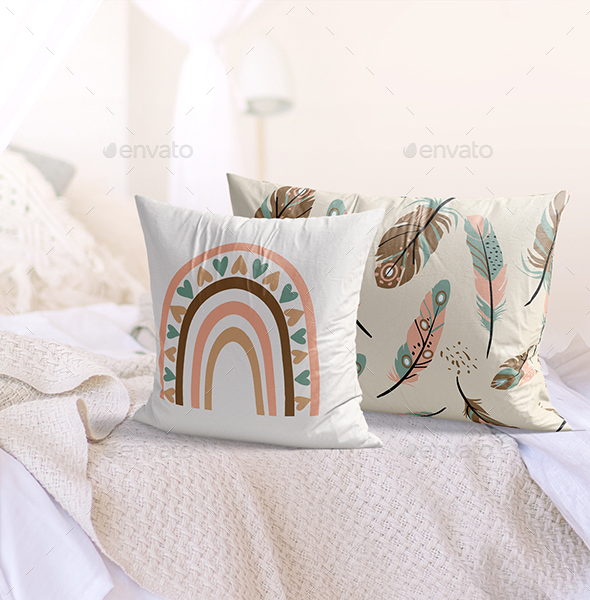 Pillow Animated Mockups, Graphics | GraphicRiver