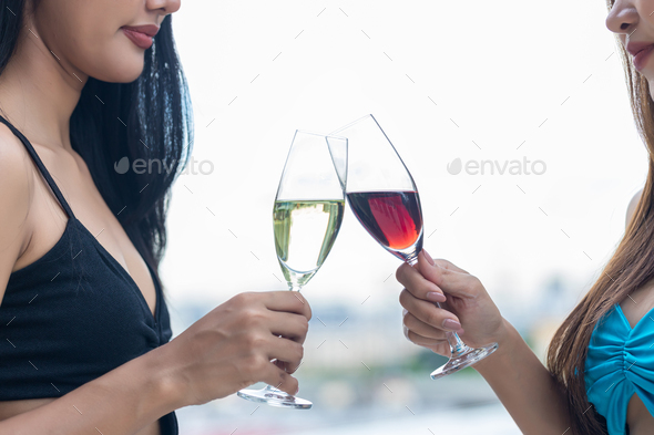 Cheers! People cheering with champagne . Stock Photo by kckate16 ...