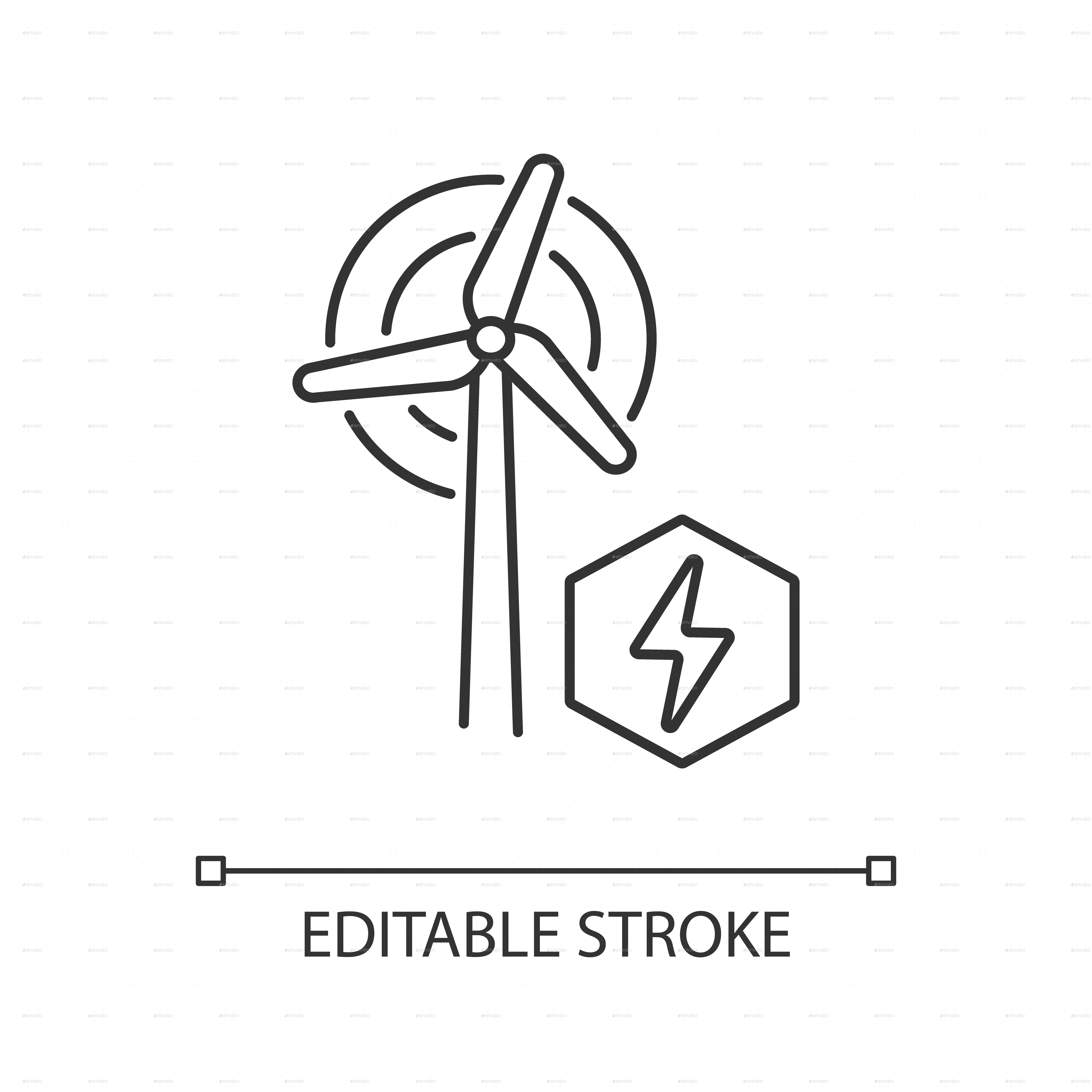 Net Zero Strategies Linear Icons Set, Icons | GraphicRiver