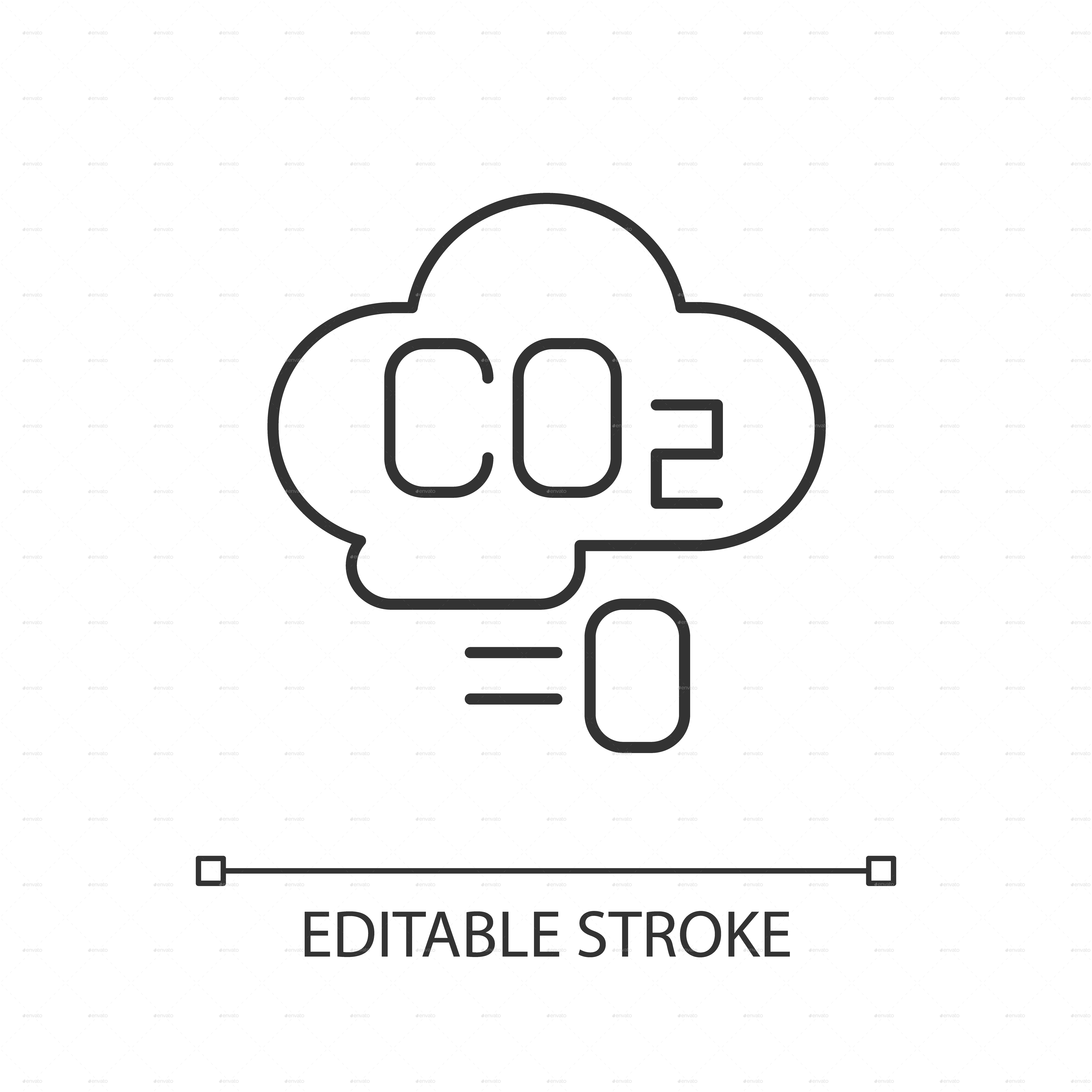 Net Zero Strategies Linear Icons Set, Icons | GraphicRiver