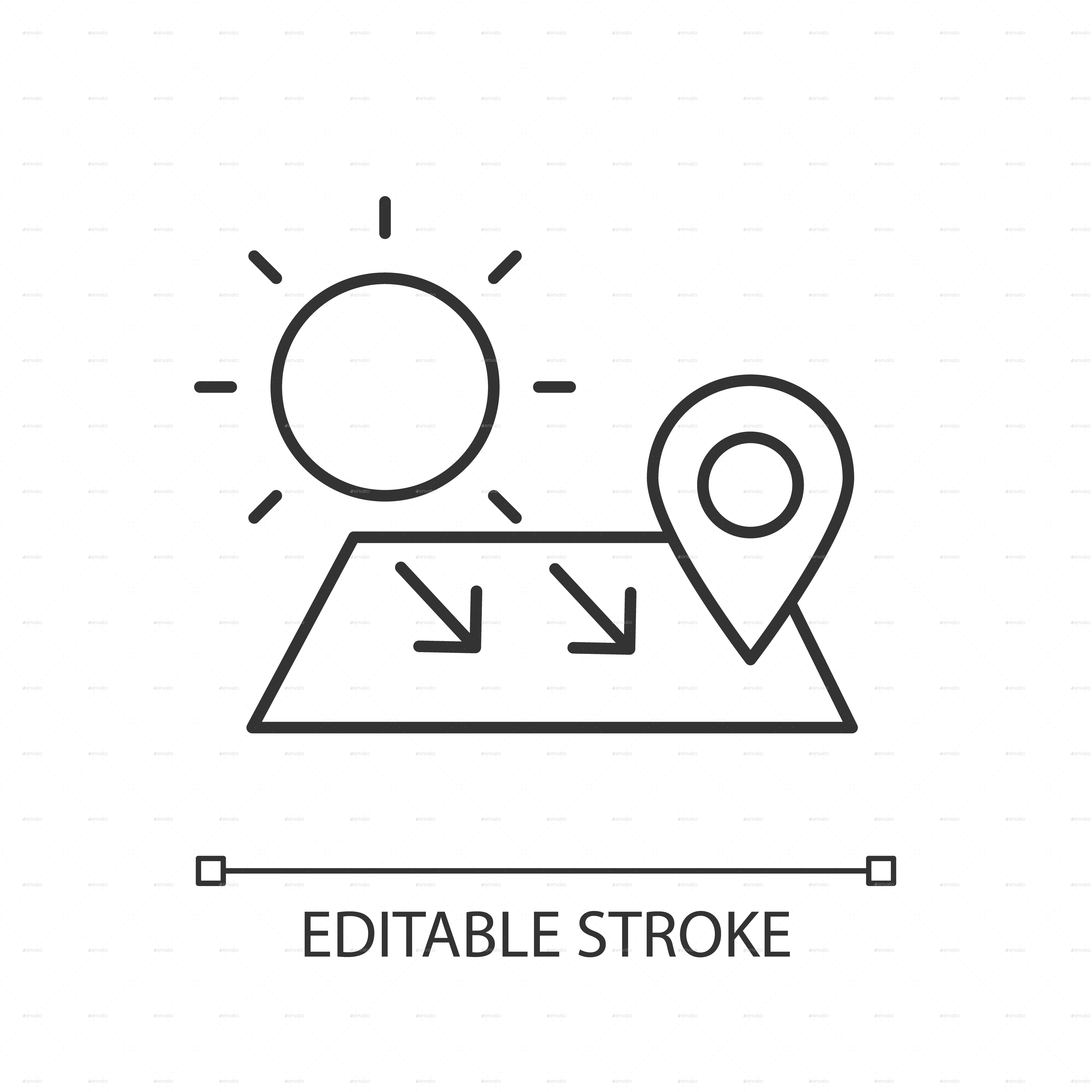 Net Zero Strategies Linear Icons Set, Icons | GraphicRiver