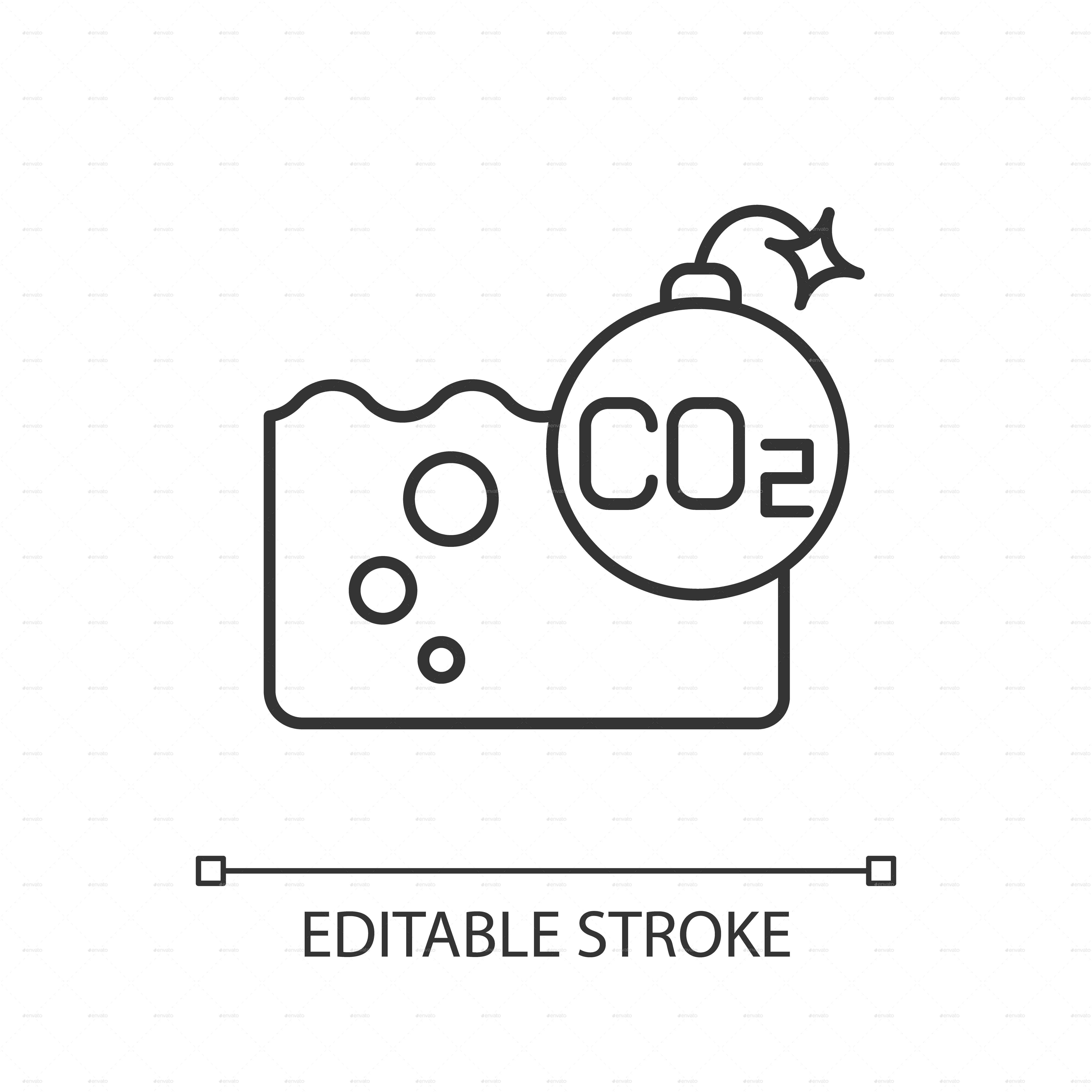 Net Zero Strategies Linear Icons Set, Icons | GraphicRiver